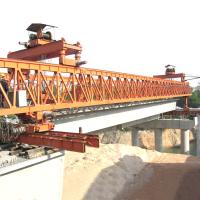 China Bridge Girder Launching Gantry Crane High Efficient River Cross Sea 5m / Min 50M for sale
