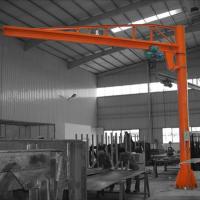China Workshop Use Floor Mounted Jib Crane Pendent Wire Control 0.5r / Min for sale