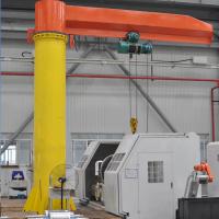 China Workshop Use Floor Mounted Jib Crane Pendent Wire Control 0.5r / Min for sale