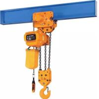 China Industrial Strong Transporting Electric Chain Hoist 7.2m / Min 30m 380V for sale