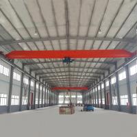 China Single Girder Overhead Crane 30m With Hoist General Workshop Lifting Use for sale