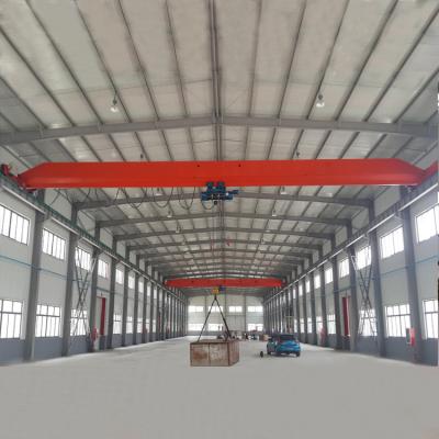 China Single Girder Overhead Crane 30m With Hoist General Workshop Lifting Use for sale