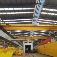 China QD Double Girder Overhead Bridge Crane With Trolley 30m / Min for sale