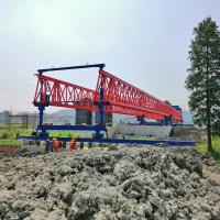 China Truss Type Double Beam Launcher Machine Heavy Duty 100 Ton For Highway for sale