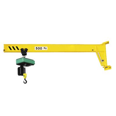 China 3 Ton Wall Mounted Jib Crane Light Duty With Electric Chain Hoist for sale