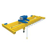 China European Type Double Girder Overhead Crane 6-30M 3 Phase With Spans for sale