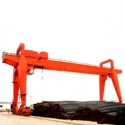 China 550KN Double Girder Gantry Crane Top Running Box Frame With Trolley for sale