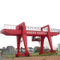China 3-40m Gantry Crane 550KN Rated Lifting Moment for Heavy Duty Lifting for sale