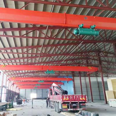 China New Single Girder Overhead Crane High Loading Capacity For Industrial Workshop for sale