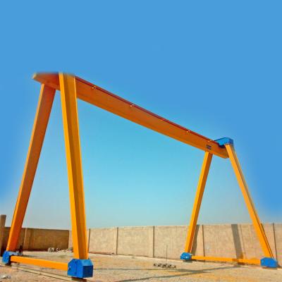 China Heavy Duty Box Frame Single Girder Gantry Crane: Rugged Design for sale