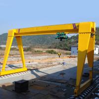 China Heavy Duty Outdoor 10 Ton Single Girder Gantry Crane For Industrial Applications for sale