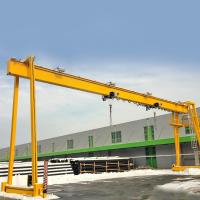 China Heavy Duty Outdoor 10 Ton Single Girder Gantry Crane For Industrial Applications for sale