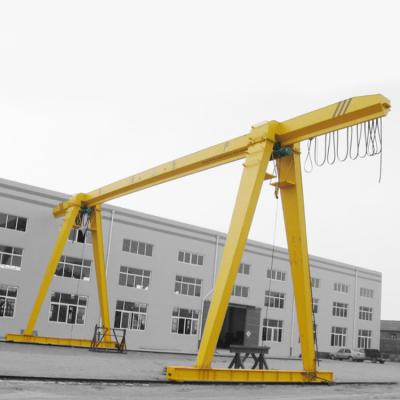 China Industrial Outdoors Lifting Steel Plant Gantry Crane with 10ton Capacity for sale