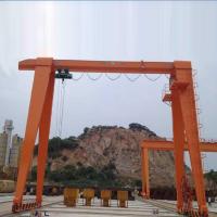 China Industrial Outdoors Lifting Steel Plant Gantry Crane with 10ton Capacity for sale
