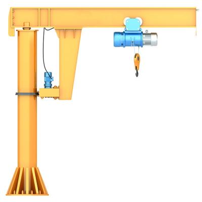 China Freestanding Electric Hoisting 0-360° Slewing Jib Crane For Workshop for sale