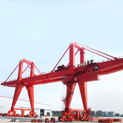 China Factory Supplier Electric Trolley Loading Double Girder Gantry Crane for sale