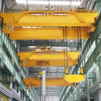 China Double Girder Trolley Overhead Bridge Crane Electric 32t for sale