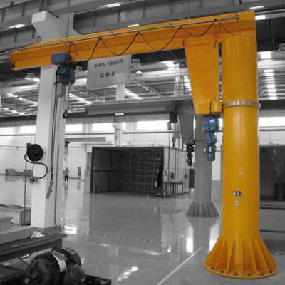 China Indoor Lifting Floor Mounted Jib Crane 2m/Min General Workshop Use 0.5m/S for sale