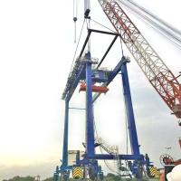 China A3 - A7 Duty Rubber Tyred Gantry Crane For Shipping Containers 55 Ton for sale