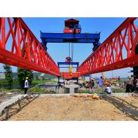 China Remote Control 50 Ton Double Truss Girder Launcher Crane For Railway for sale