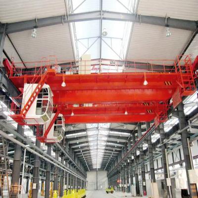 China Loading 32t Overhead Double Girder Bridge Crane With Electric Trolley for sale
