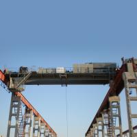 China China Manufacturer 10 Ton Double Girder Electric Overhead Crane With Trolley for sale