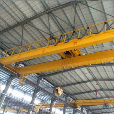 China China Manufacturer 10 Ton Double Girder Electric Overhead Crane With Trolley for sale
