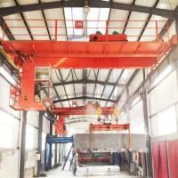 China China Manufacturer 10 Ton Double Girder Electric Overhead Crane With Trolley for sale