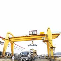 China Motor Driven Steel Plant 20 ton Double Girder Mobile Gantry Crane for sale