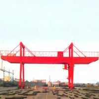 China Motor Driven Steel Plant 20 ton Double Girder Mobile Gantry Crane for sale