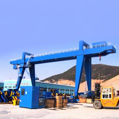 China Heavy Duty Box Type 30 Ton Capacity Gantry Crane With Electric Trolley for sale