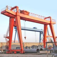China Heavy Duty Box Type 30 Ton Capacity Gantry Crane With Electric Trolley for sale
