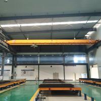 China Hoisting Machine Single Girder LD Type 10 Ton Overhead Bridge Crane In Workshop for sale