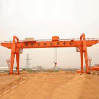 China 550KN Rated Lifting Moment Double Girder Gantry Crane With 5-15M/MIN Speed for sale