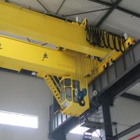 China Good Lifting Construction Double Beam Bridge Crane In Workshop for sale