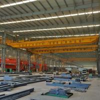China Good Lifting Construction Double Beam Bridge Crane In Workshop for sale