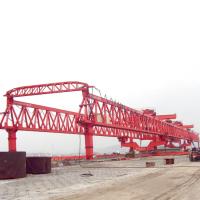 China Factory Outlet Price Heavy Duty Double Truss Type 50 Ton Launching Crane for sale