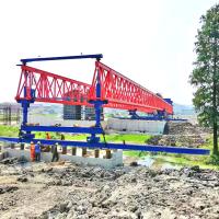 China Factory Outlet Price Heavy Duty Double Truss Type 50 Ton Launching Crane for sale