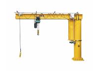 China Heavy Duty Jib Crane Column Mounted Type With Electric Hoist & Remote Control for sale