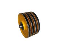 China Overhead Crane Spare Parts , High Performance Steel Forged Cast Iron Wheels for sale