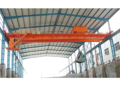 China QZ Grab Type Overhead Bridge Crane , Double Beam Overhead Crane For Warehouse for sale