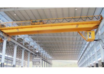 China Workshop Double Girder Overhead Crane 30T Lifting Capacity With Grab Bucket for sale