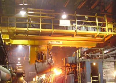 China Double Girder Overhead Crane Lifting Equipment 32 Ton For Steel Factory for sale