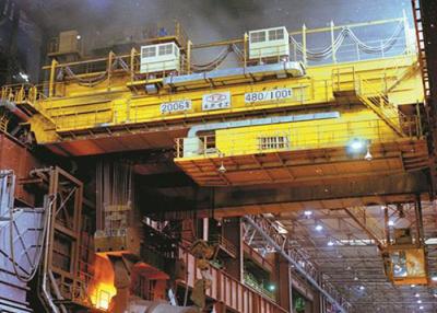 China Metallurgy Metal Ladle Lift Foundry Casting Overhead Crane Price for sale