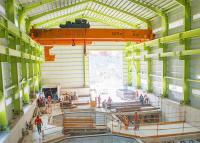 China Double Girder Overhead Bridge Crane High Efficiency With Electric Trolley for sale