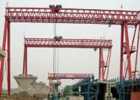 China 180T Electric Girder Launcher Crane , Steel Segmental Launching Gantry Crane for sale