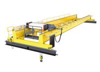 China Industrial Double Girder Overhead Bridge Crane With Wire Rope Hoist for sale