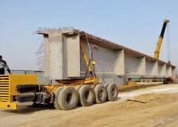China Reliable Crane Spare Parts , Multi Axle Tyre Trolley Transporting Girder Vehicle for sale
