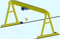 China Single Girder Workshop Gantry Crane , 5 Ton Europe Style Electric Gantry Lift for sale