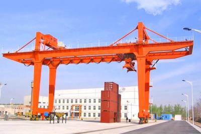 China Customized Shipping Container Crane RMG Mobile Traveling Quayside Gantry Crane for sale